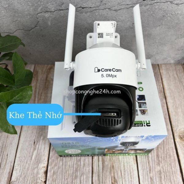 Camera CareCam S500 5.0Mpx ngoài trời, xoay 360, ban đêm có màu ...