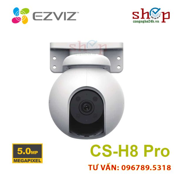 Camera EZVIZ CS-H8 PRO 3K 5Mpx – Xoay 360, MÀU Ban Đêm - SHOP CÔNG NGHỆ 24H