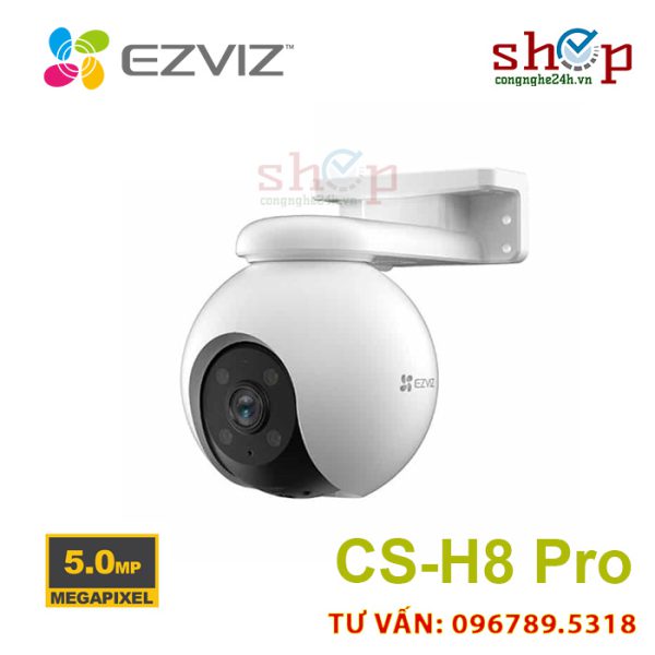 Camera EZVIZ CS-H8 PRO 3K 5Mpx – Xoay 360, MÀU Ban Đêm - SHOP CÔNG NGHỆ 24H